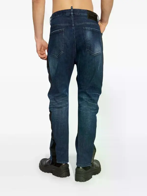 Dsquared2 Distressed Straight Leg Jeans