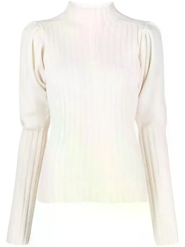 Chloé Ribbed-knit Cashmere Jumper - Neutrals