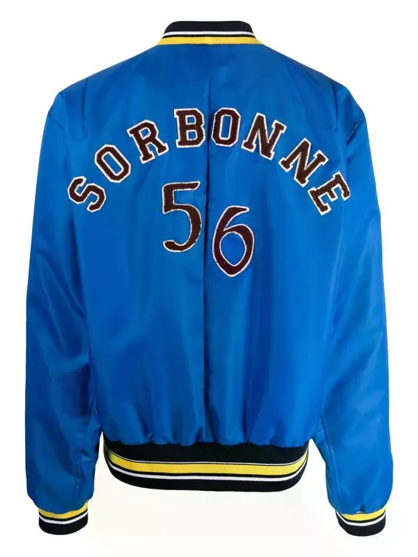 WALES BONNER Logo-patch Bomber Jacket