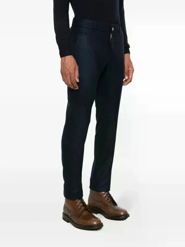 Jacob Cohen Skinny Virgin Wool Blend Trousers