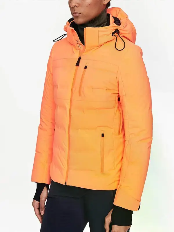 Aztech Mountain Nuke Hooded Puffer Jacket - Orange