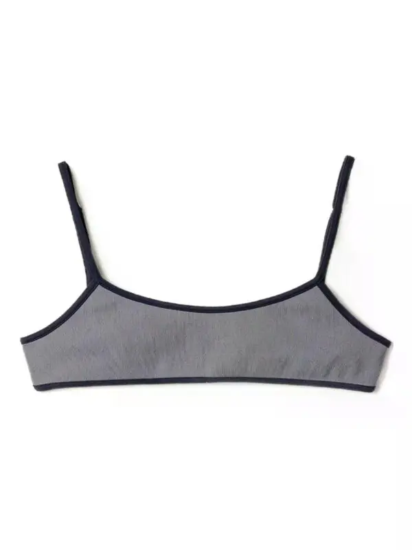 Miu Miu Technical Knit Bralette - Grey