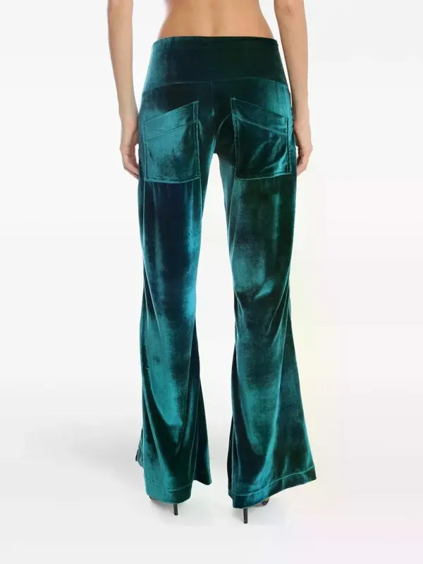 AMIR SLAMA Velvet Flared Trousers