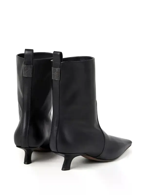 Brunello Cucinelli Leather Ankle Boots