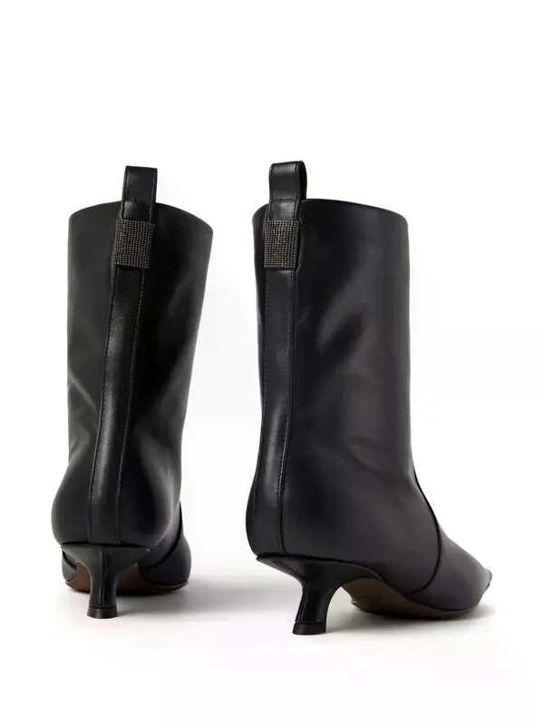 Brunello Cucinelli Leather Ankle Boots