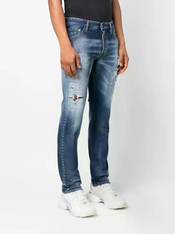 Dsquared2 Distressed Slim-fit Jeans