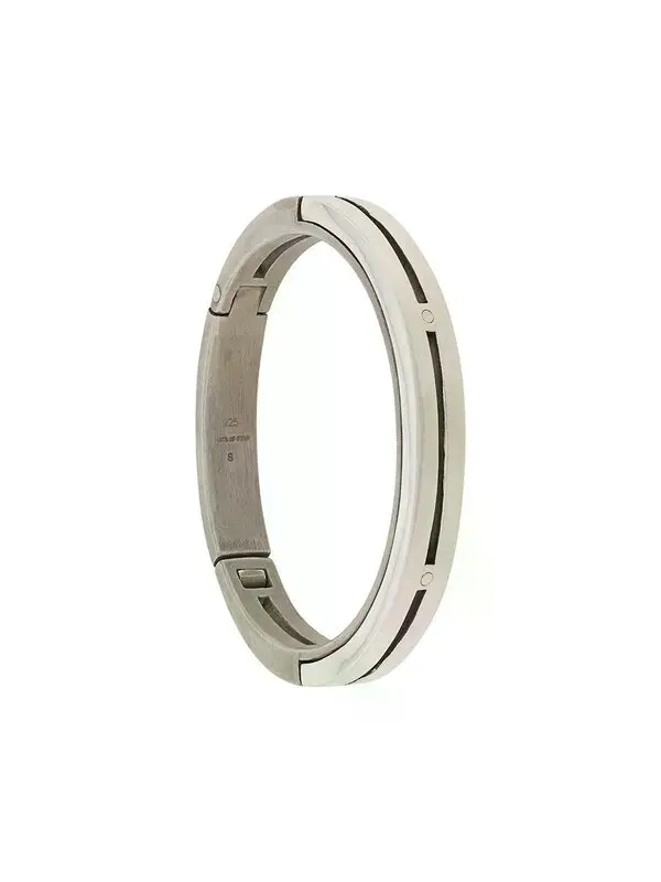 PARTS OF FOUR Sistema Matte-finish Bracelet - Silver