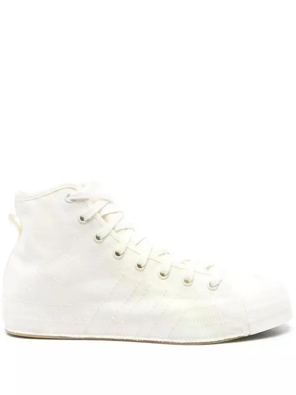 Y3 High Top Canvas Sneakers