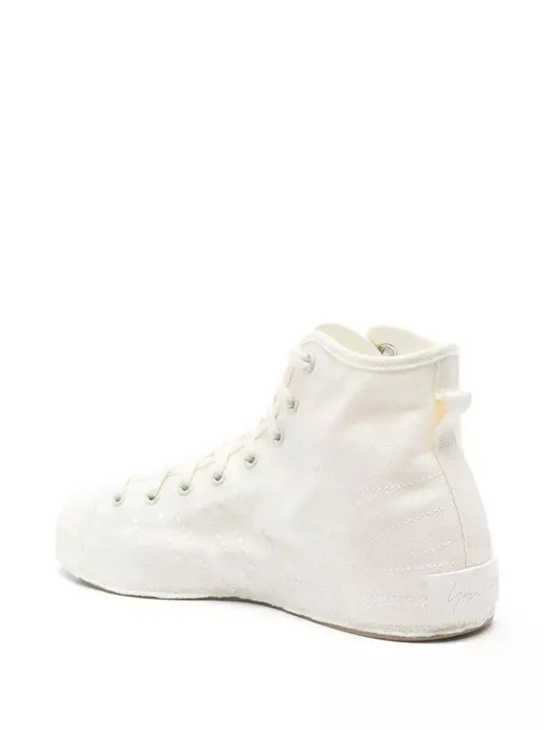 Y3 High Top Canvas Sneakers