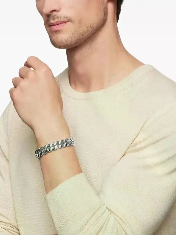 David Yurman Sterling Curb Chain Bracelet