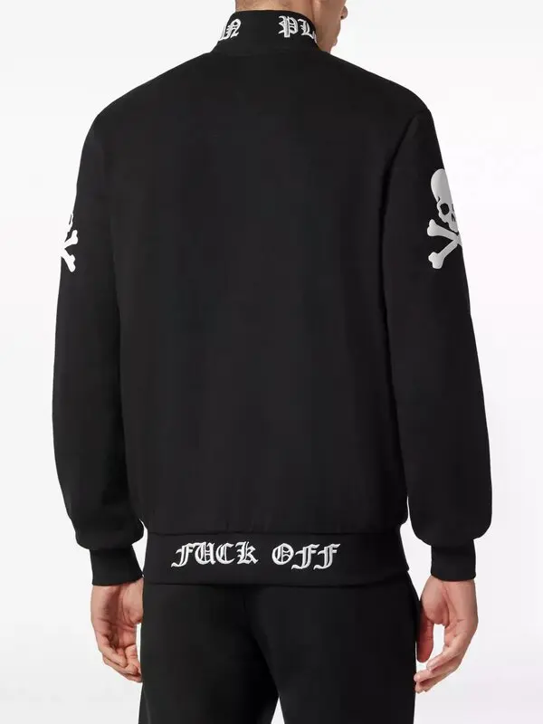 Philipp Plein Embroidered Bomber Jacket