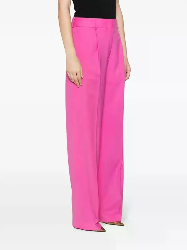 MSGM Pleated Straight-leg Trousers