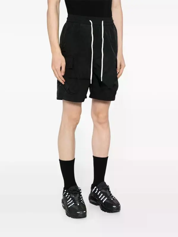 GROUND ZERO Logo-print Drawstring Shorts