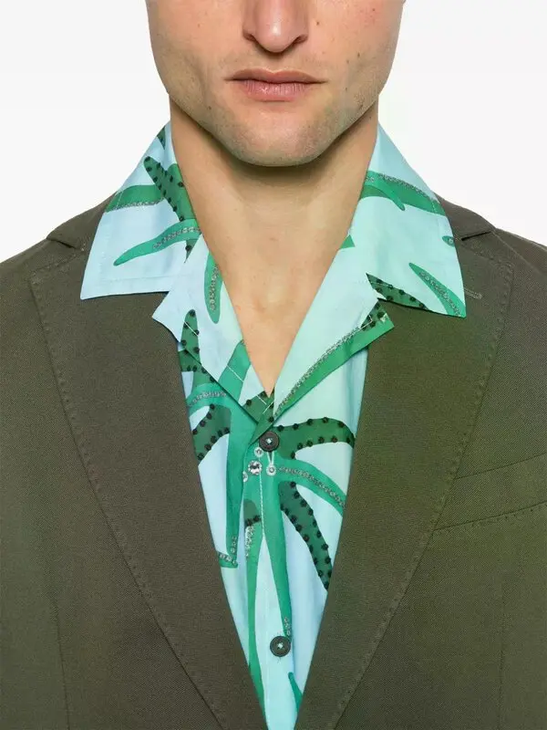 CIRCOLO 1901 Piqué-weave Blazer - Green