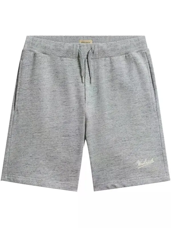 Woolrich Elasticated Waistband Logo Detail Knee Length Shorts