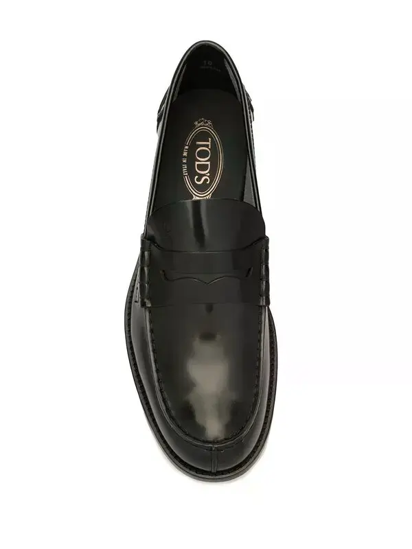 TOD'S Leather Loafers - Black