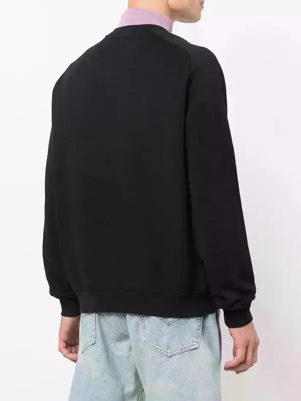 MSGM Logo Print Sweatshirt - Black