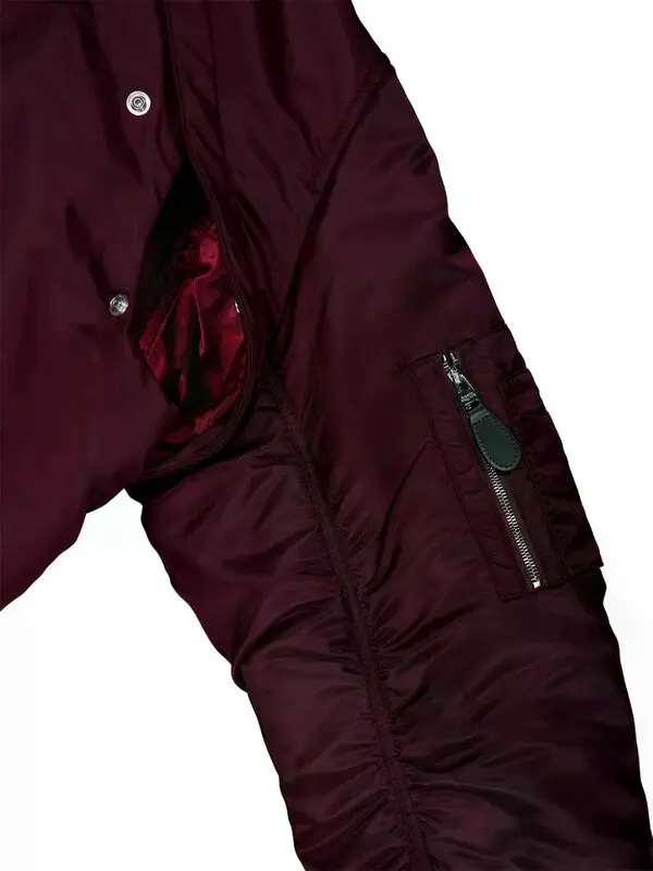 Alexander McQueen Detachable-sleeve Bomber Jacket