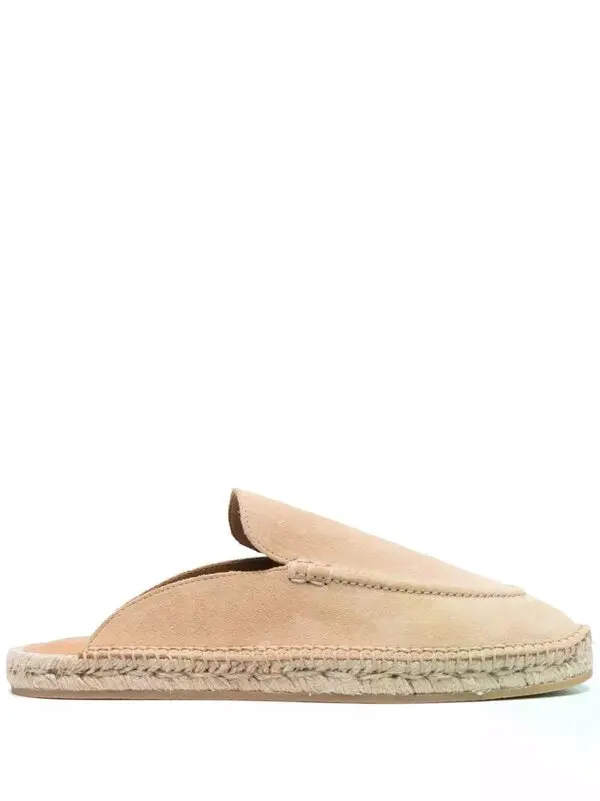 SCAROSSO Suede Jute-sole Espadrilles