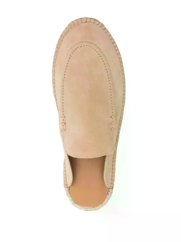 SCAROSSO Suede Jute-sole Espadrilles