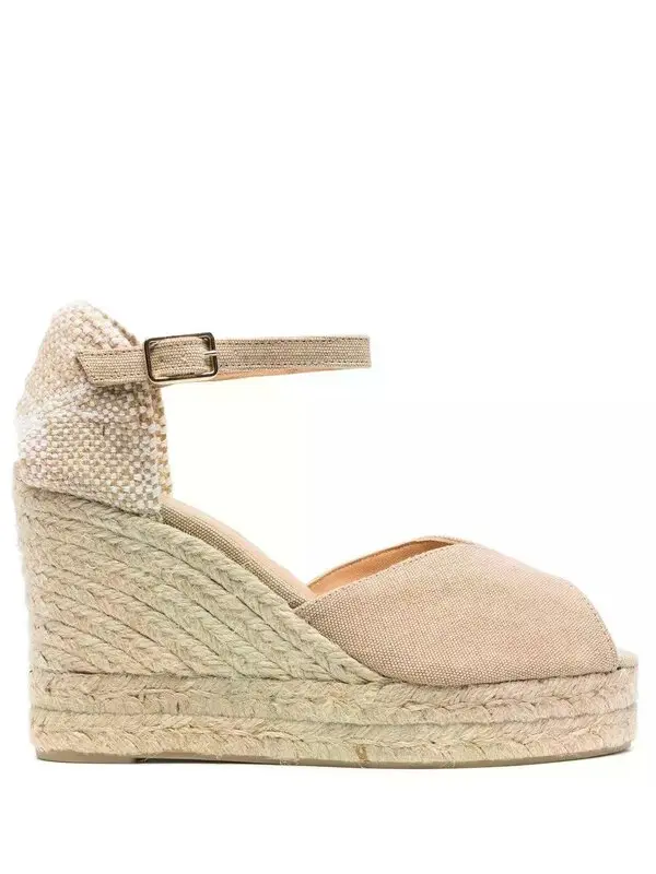 CastaÑer 110mm Bianca Wedge Espadrilles