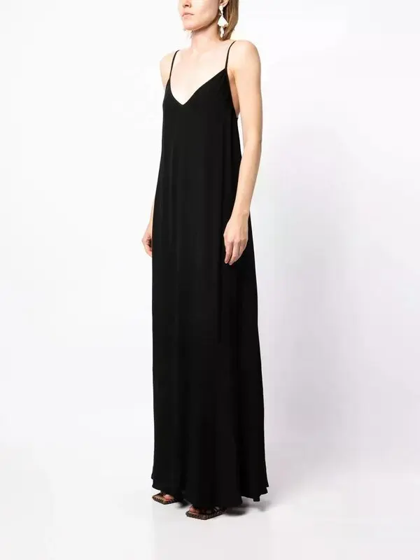 Voz Parachute Slip Dress - Black
