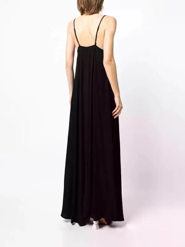 Voz Parachute Slip Dress - Black