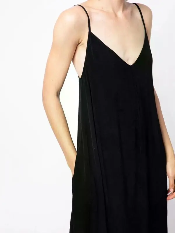 Voz Parachute Slip Dress - Black
