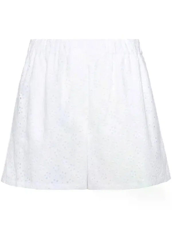 Kenzo Broderie-anglaise High-rise Short Shorts