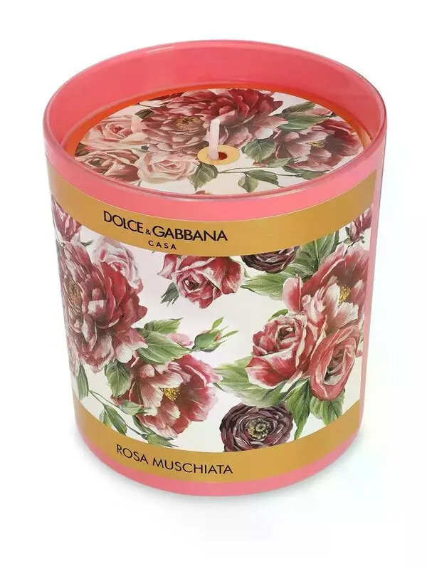 Dolce & Gabbana Floral-print Scented Candle