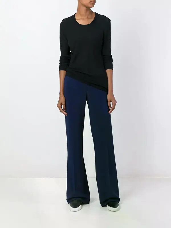 JAMES PERSE Round Neck Longsleeved T-shirt - Black