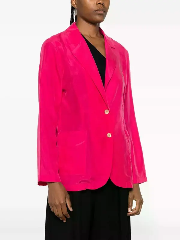 P.a.r.o.s.h Silk-blend Blazer - Pink