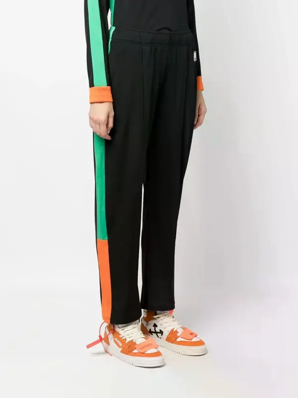 WALES BONNER Logo Patch Track Pants - Black