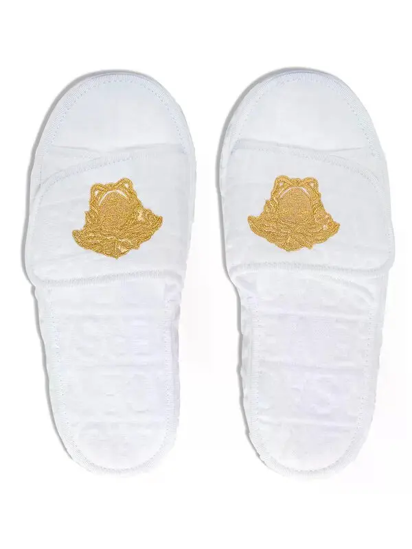 Versace Medusa Head Platform Slippers