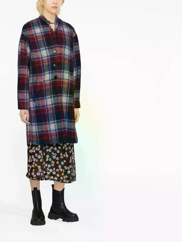 MARANT ETOILE Gabriel Checked Coat
