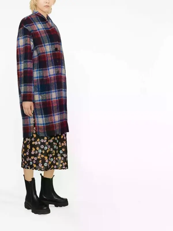 MARANT ETOILE Gabriel Checked Coat