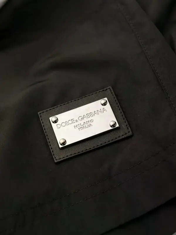 Dolce & Gabbana Logo-appliqué Swim Shorts
