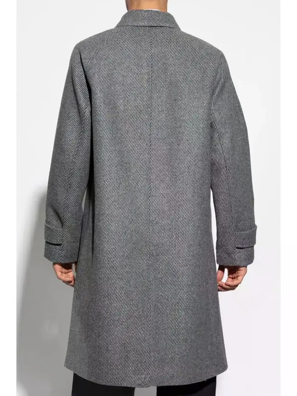 Officine Générale Single-breasted Wool-blend Coat