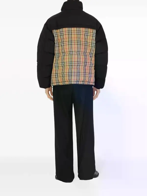 Burberry Vintage Check-pattern Reversible Padded Jacket