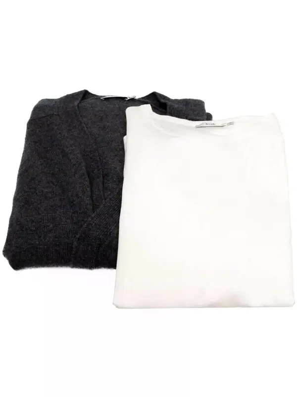 B+AB Layered Wrap-style Set - Grey