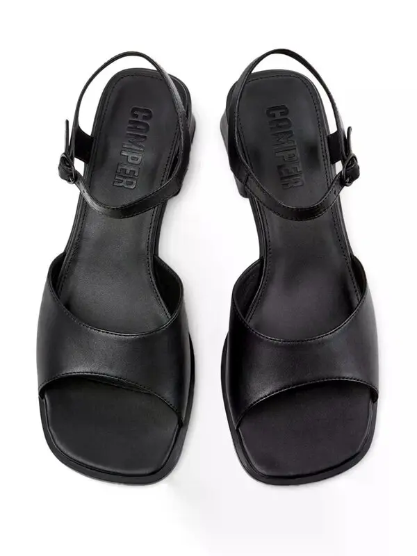 Camper Kora Buckle Sandals - Black
