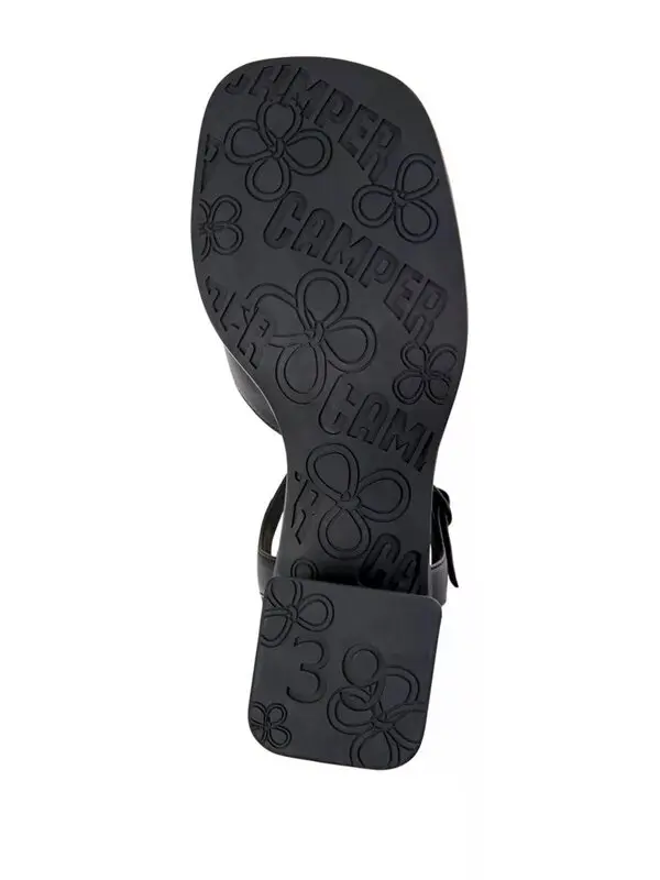 Camper Kora Buckle Sandals - Black