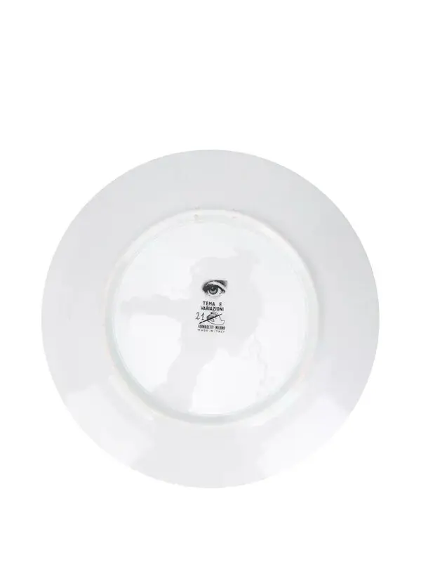 FORNASETTI Lina Cavalieri-print Wall Plate