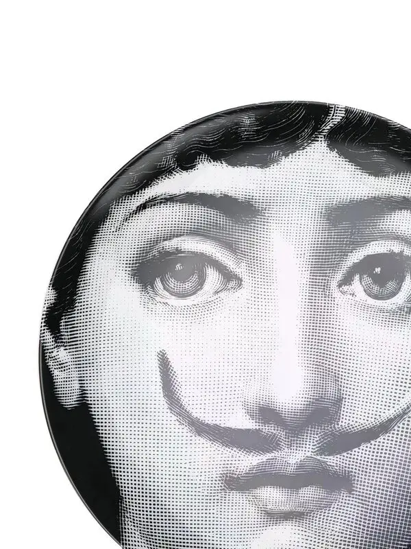 FORNASETTI Lina Cavalieri-print Wall Plate