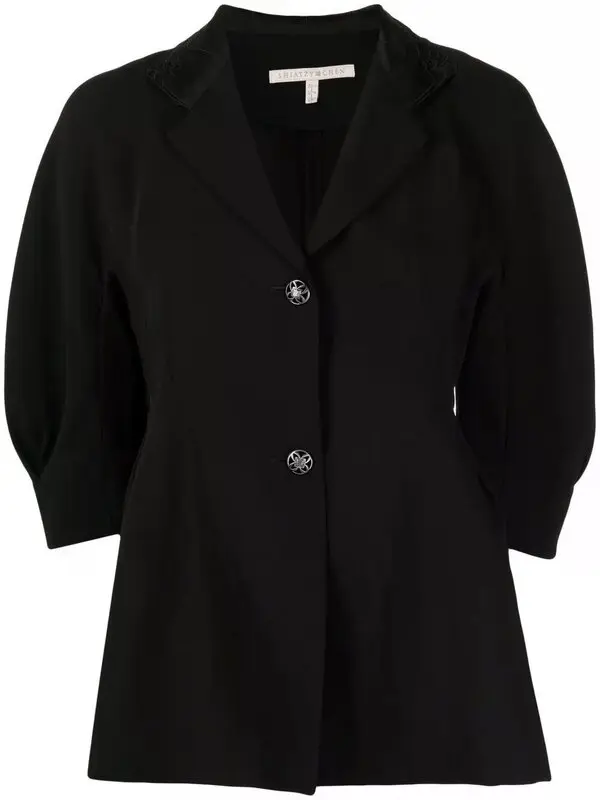 Shiatzy Chen Spread-collar Single-breasted Jacket