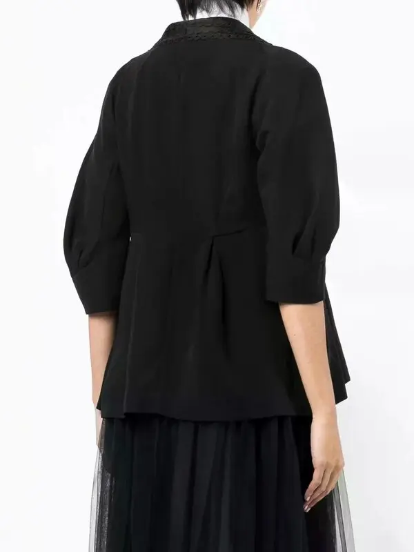 Shiatzy Chen Spread-collar Single-breasted Jacket