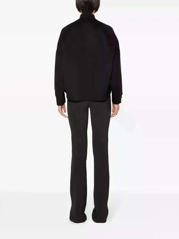 Emilio Pucci Ruffled-placket Wool Jacket