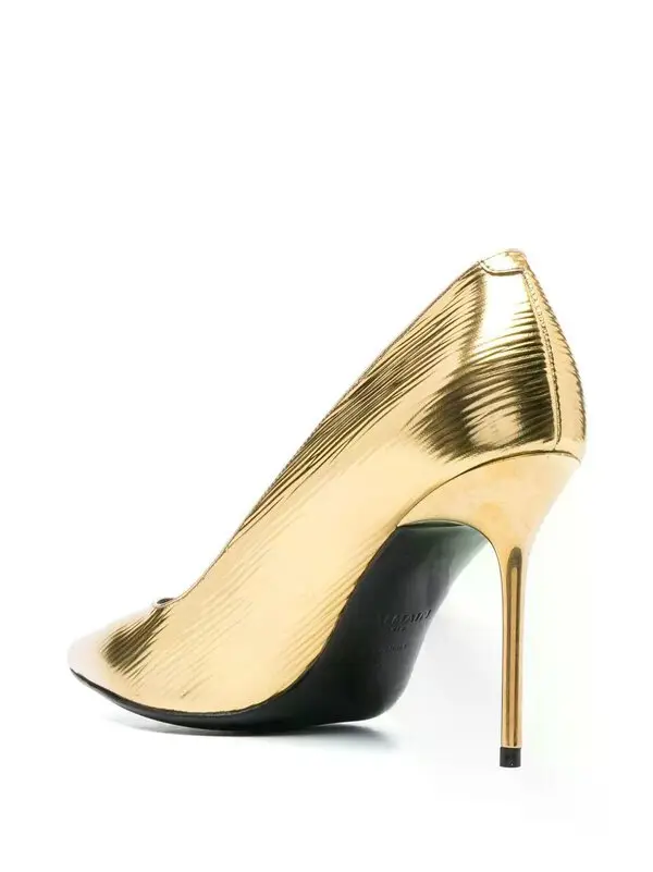 Balmain 100mm Metallic Pointed-toe Pumps