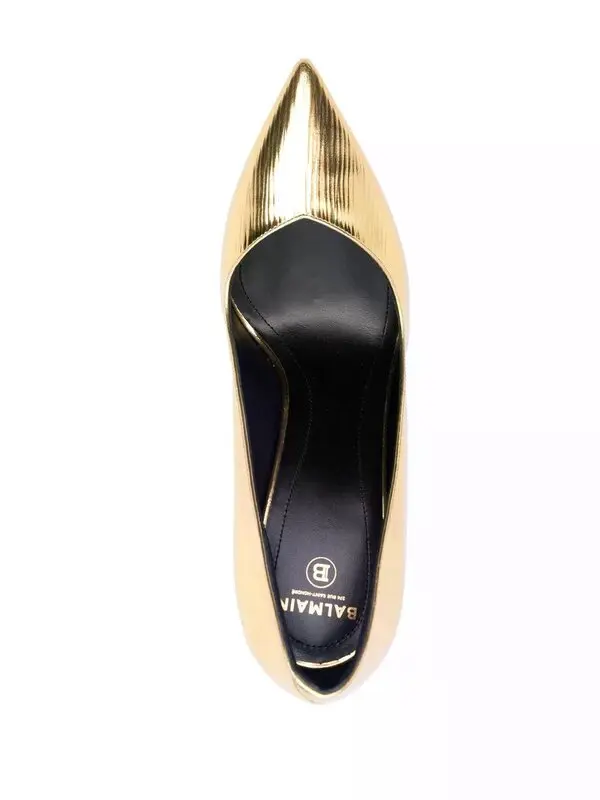 Balmain 100mm Metallic Pointed-toe Pumps
