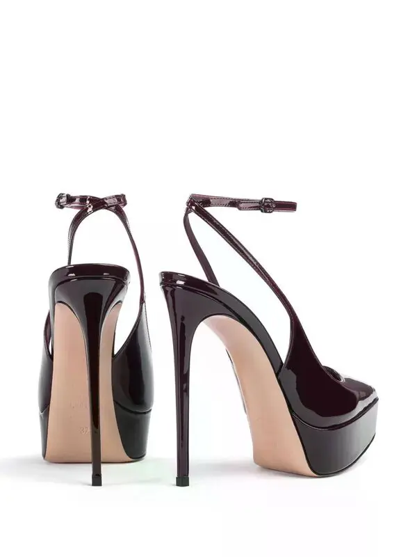 LE SILLA 140mm Uma Slingback Pumps - Red